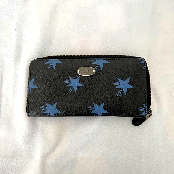Coach | Bags | Coach Canyon Star Large Zip Wallet | Poshmark